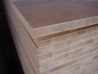 China 18mm Melamine Blockboard with Fir Core - Moisture Resistant Solid Wood Panel for Kitchen Furniture for sale