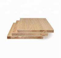China 1220mm x 2440mm Commercial Solid Core Veneer Faced Blockboard 12-18mm Thickness for Kitchen Furniture for sale