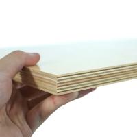 China 18mm Laminated Birch Plywood 4x8 Sheet with Moisture Resistance for Furniture and Cabinets for sale
