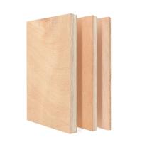 China 4x8 Construction Laminating Veneer Plywood 5mm-18mm Thickness E0 Formaldehyde Standard for Furniture and Wall Panels for sale