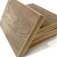 China 18mm Poplar Core Black Walnut Veneer Plywood 4x8ft with Birch Face for Furniture & Cabinets for sale