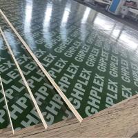 China 18mm Green Film Faced Plywood 4x8 Construction Board - Moisture Resistant Marine Grade Poplar Core for sale