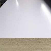 China 18mm Melamine Faced Particle Board Chipboard Sheets 12-18mm Thickness for Furniture Cabinets for sale
