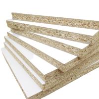 China 18mm Melamine Faced Particle Board Chipboard Sheets 12-18mm Thickness for Furniture Cabinets for sale