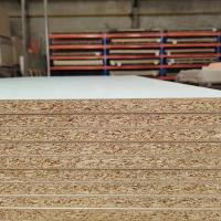 China 18mm 1220x2440mm Melamine Faced Chipboard for Kitchen Cabinets and Bathroom Doors - Moisture Resistant Panel for sale