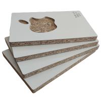 China 18mm White PET High Glossy Particle Board 1220x2440mm for Furniture Door Panels - Moisture Resistant Chipboard for sale