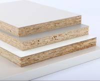 China PET OSB Particle Board 1220x2440mm 12-20mm Thickness Waterproof Melamine Surface for Cabinets Furniture for sale