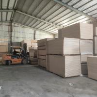 China 18mm PET OSB Board 4x8 Sheet - High Gloss Laminated Particle Board with Moisture Resistance for Cabinet Doors for sale