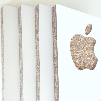 China 1220x2440mm 18mm PET High Gloss Melamine Particle Board for Kitchen Cabinets and Furniture for sale