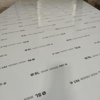 China 18cm PET Melamine MDF Cabinet Door Panel 12-18mm Thickness High Gloss Matt Scratch Resistant for Kitchen Bathroom for sale