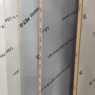 China 18mm Double-Sided PET Faced MDF Board with E0 Eco-Friendly Certification for Cabinet Doors and Furniture for sale