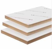 China 18mm MDF Fiber Board with High Gloss Acrylic Film - E0 Formaldehyde Emission for Cabinet Doors and Furniture for sale