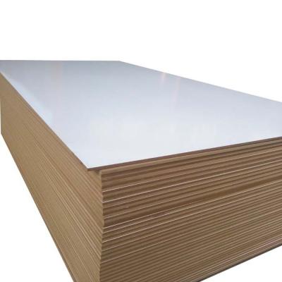 China 18mm 16mm Melamine MDF Board 2440x1220mm E1 Standard Moisture-Proof Furniture Panel for sale