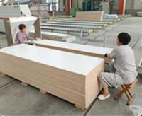 China 18mm 16mm Melamine MDF Board 2440x1220mm E1 Standard Moisture-Proof Furniture Panel for sale