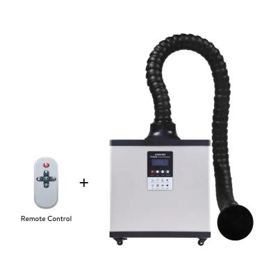 China 210W Power Solder Fume Extractor with Composite Filter and Space-Saving Design for Welding Smoke Absorption for sale