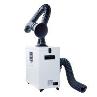 China 210W Laser Fume Extractor with L-shaped Exhaust Port and 3-Stage Filtration Smoke Purifier for sale