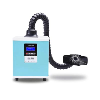 China FES150D Solder Fume Extractor with 150W Motor 278m³/h Airflow and HEPA Filtration 99.97% for Electronics Manufacturing for sale