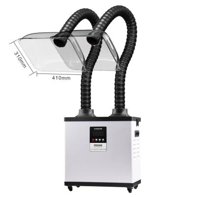 China Dual Suction Portable Fume Extractor with HEPA Filtration and Low Noise for Beauty Salons for sale