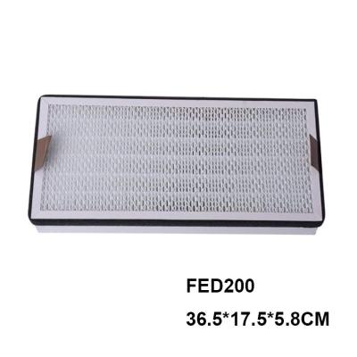 China FED200 Laser Fume Extractor Accessories Middle Filter HEPA Filter White for sale