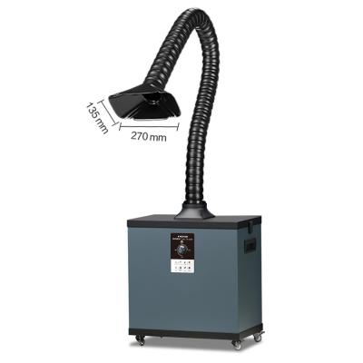 China Gray Industrial Laser Fume Extractor For Laser Cutter / Engraving for sale