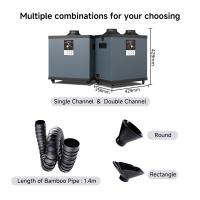 China FES200K 200W High Power Portable Fume Extractor for Solder Smoke Extraction in Factories for sale