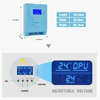 China 60A MPPT Solar Charge Controller High Efficiency 12V 24V 48V Over Voltage Protection for sale