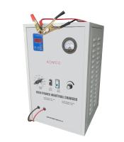 China 6v-192v 80A 100A Industrial Battery Chargers Multi Stage Wheeled IP20 for sale