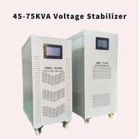 China Customizable Three Phase SVC Voltage Stabilizer 45-300KVA Pure Copper Wire Coil -10.C~50.C Temperature Range for sale