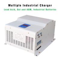 China Single Phase Three Phase Industrial High Frequency Battery Charger 6400W 380V 220V For Forklift Truk for sale