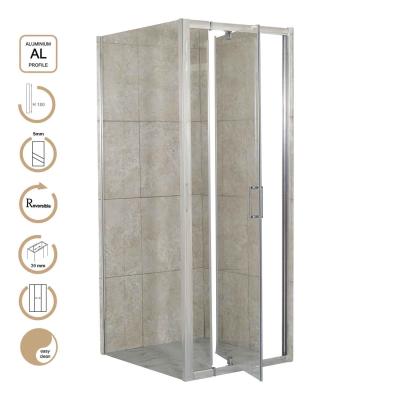 China 5mm Glass Pivot Door Shower Enclosure for sale