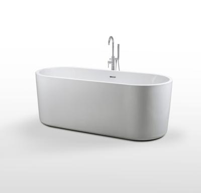 China Mordern Style Acrylic Freestanding Bathtub Gloss Finish With Snow White Color for sale