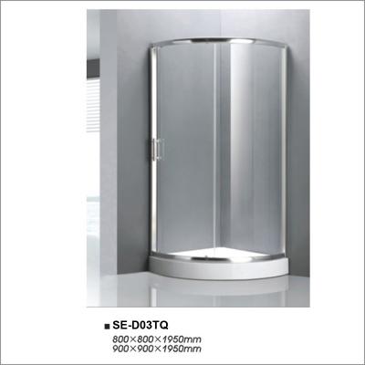 China Bathroom Shower Enclosures With Sliding Doors , Glass Shower Stalls CE Certified for sale