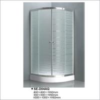 China Bathroom Quadrant Shower Enclosures / Sliding Door Shower Cubicles Curve Shaped for sale