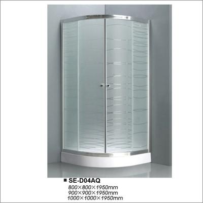 China Bathroom Quadrant Shower Enclosures / Sliding Door Shower Cubicles Curve Shaped for sale
