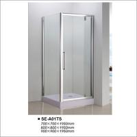 China 5~6mm Glass Two Door Compact Shower Room Square Shaped 700*700*1950 for sale