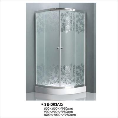 China Curved Glass Bathroom Shower Enclosures , Quadrant Shower Units for Apartment for sale
