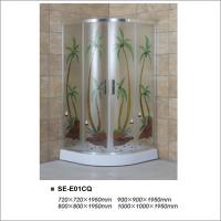 China Popular Corner Bathroom Shower Enclosures Aluminium Alloy Frame For Hotel for sale