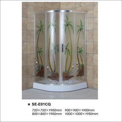 China Popular Corner Bathroom Shower Enclosures Aluminium Alloy Frame For Hotel for sale