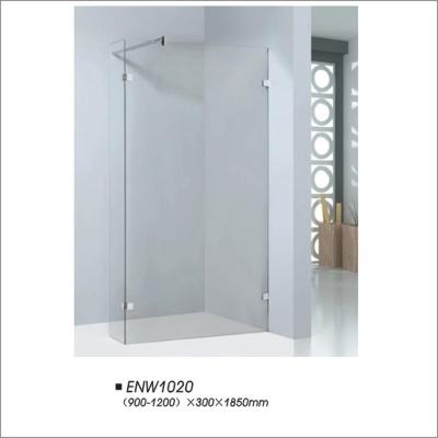 China Reliable Frameless Shower Doors With 6mm Clear Tempered Glass Material for sale