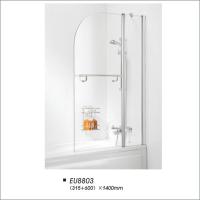 China European Style Glass Bath Screen With Pivot Door Modern CE CCC Certification for sale