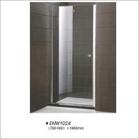 China Waterproof Semi Framless Pivot Shower Screen Tempered Glass 5 Years Warranty for sale