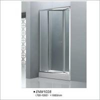 China Professional Bathroom Folding Door Shower Screen Tempered Glass Easy Installation for sale