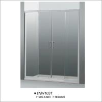 China Custom Sliding Door Glass Shower Screen Bathroom Shower Doors Free Standing for sale