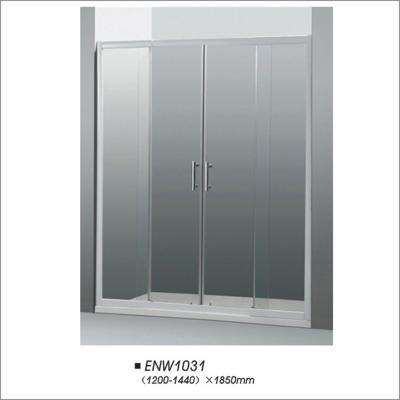 China Custom Sliding Door Glass Shower Screen Bathroom Shower Doors Free Standing for sale