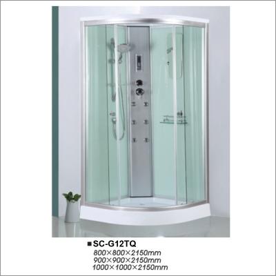 China Professional Bathroom Shower Enclosures Multi functional with Glass Sliding Door for sale