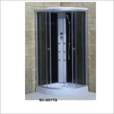 China Rectangle Shower Cabin With Shelf With Top Shower And Six Jets / Nozzles for sale