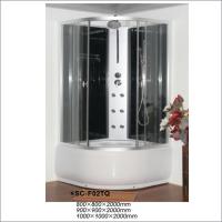 China High Tray Luxury Complete Shower Room with Six Jets Shelf Hand Shower for sale