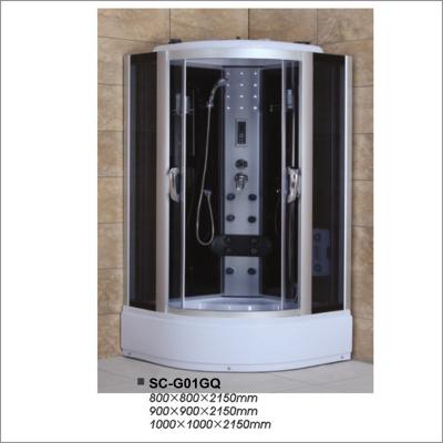 China Massage Steam Sauna Glass Bathroom Shower Stalls , Multi Functional Shower Units for sale