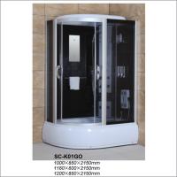 China Sliding Door Grey Glass Corner Shower Stall CE Certificate For Home / Hotels for sale