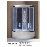 China Tempered Glass Massage Steam Shower Cabin  , 900x900 Shower Bath Cubicle for sale